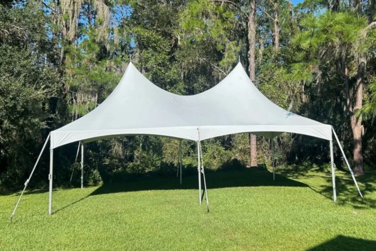 20x30 High Peak Frame Tent - J&L Team Party Rentals Franklin Park IL